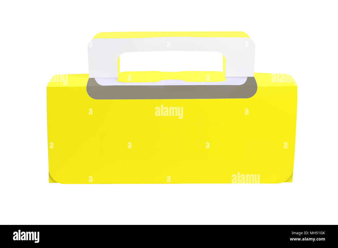Window box on yellow Cut Out Stock Images & Pictures - Alamy