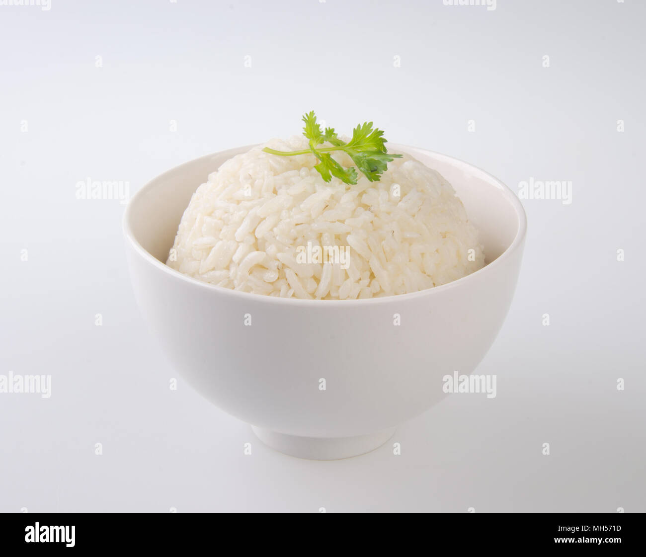Rice isolated on white background Stock Photo - Alamy