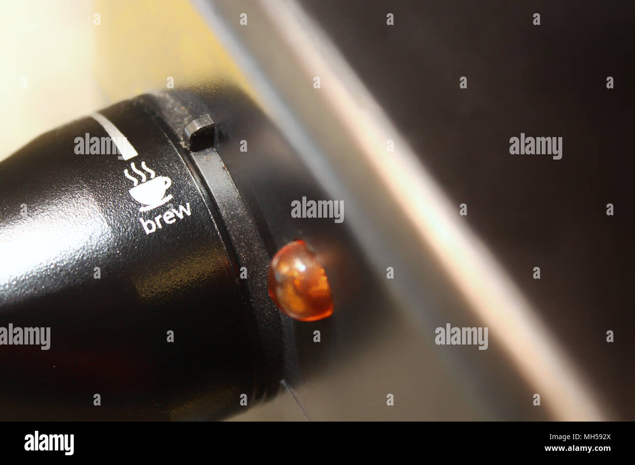 brew knob on an espresso machine Stock Photo - Alamy