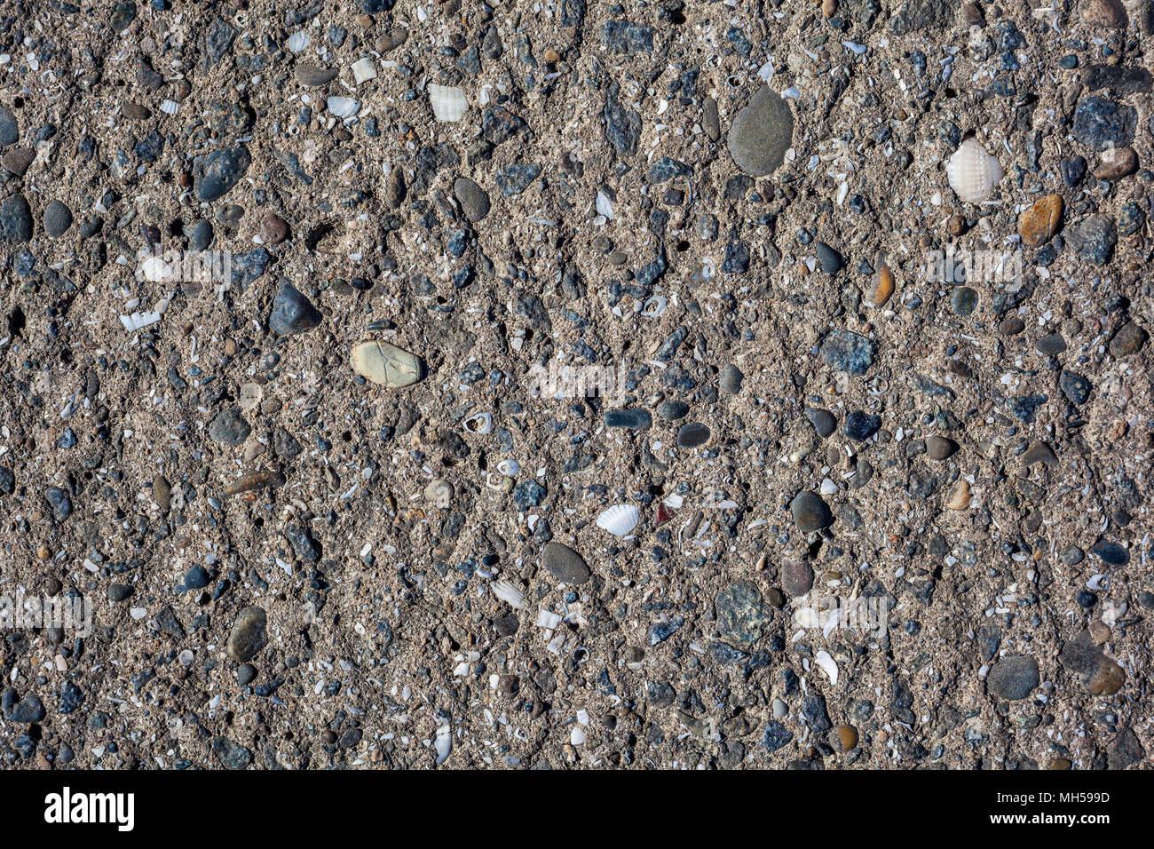 Close up Abstract small stone concrete cement floor texture background ...
