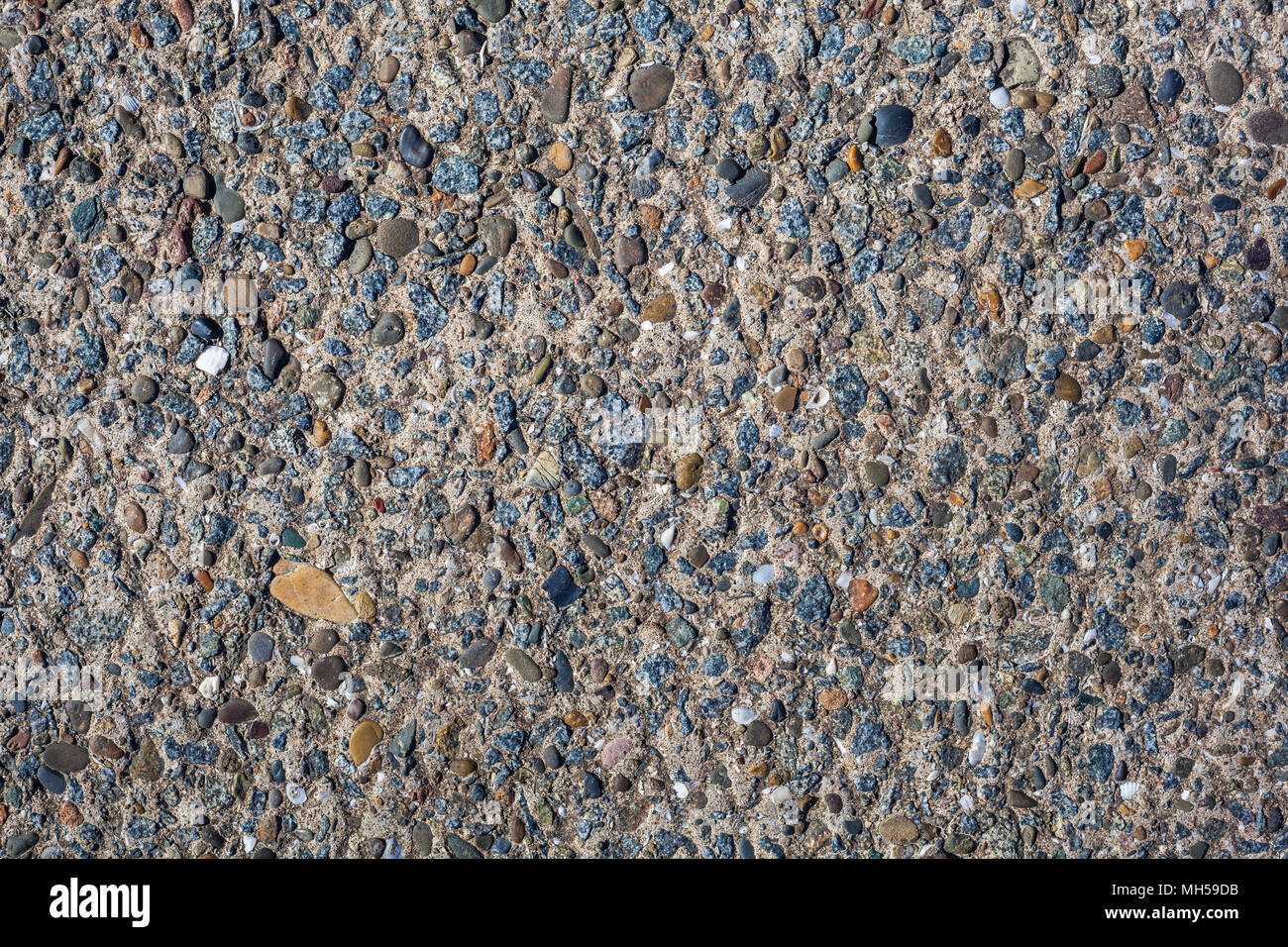 Close up Abstract small stone concrete cement floor texture background ...