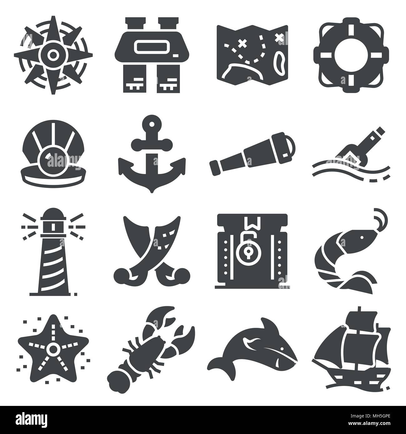 Whale ship illustration Cut Out Stock Images & Pictures - Alamy