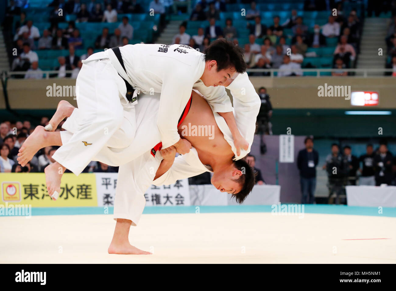 (L to R) Hayato Watanabe, Kentaro Iida, APRIL 29, 2018 Judo : 2018 All ...