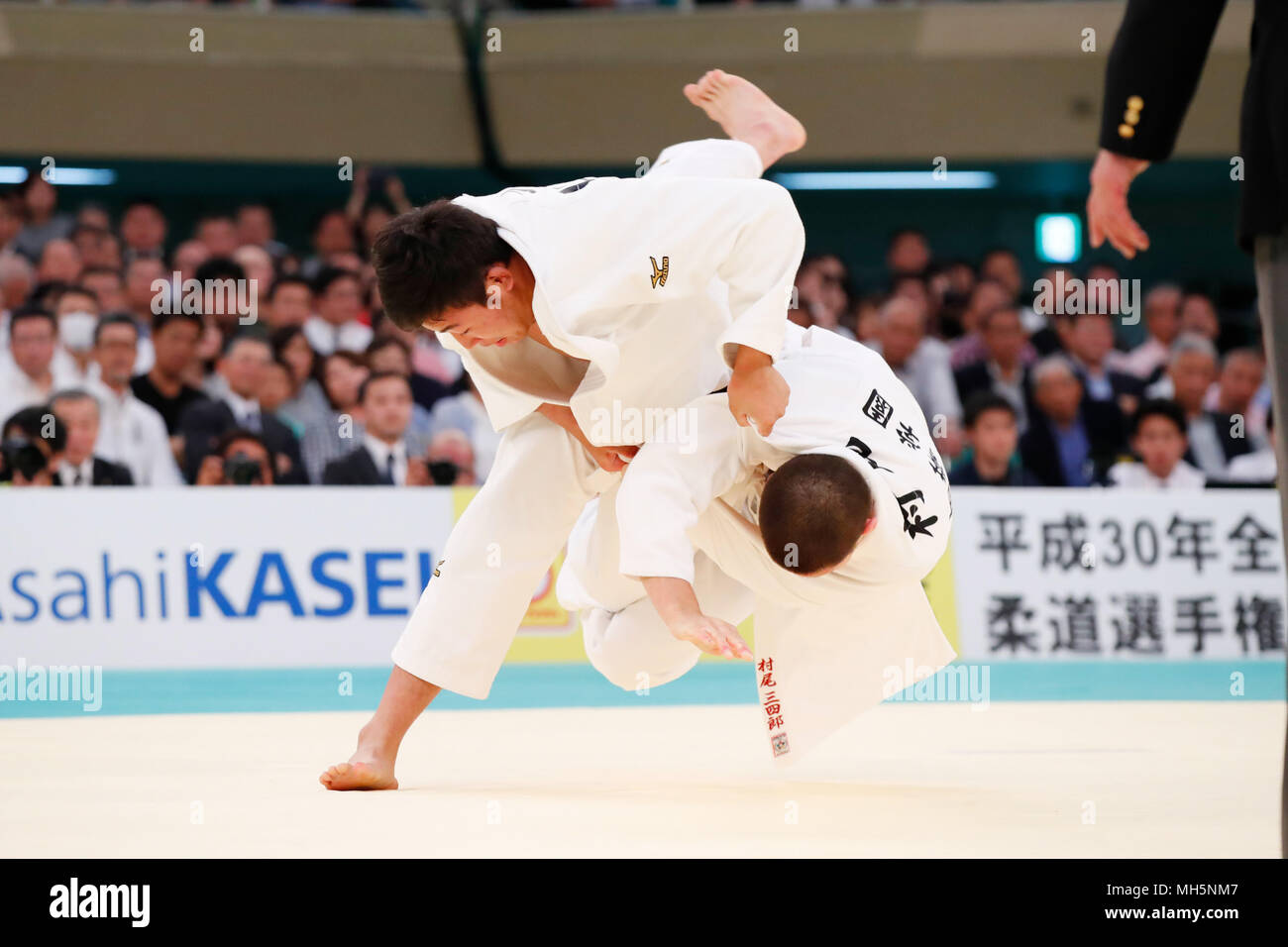(L to R) Takaya Yamaguchi, Sanshiro Murao, APRIL 29, 2018 Judo : 2018 ...
