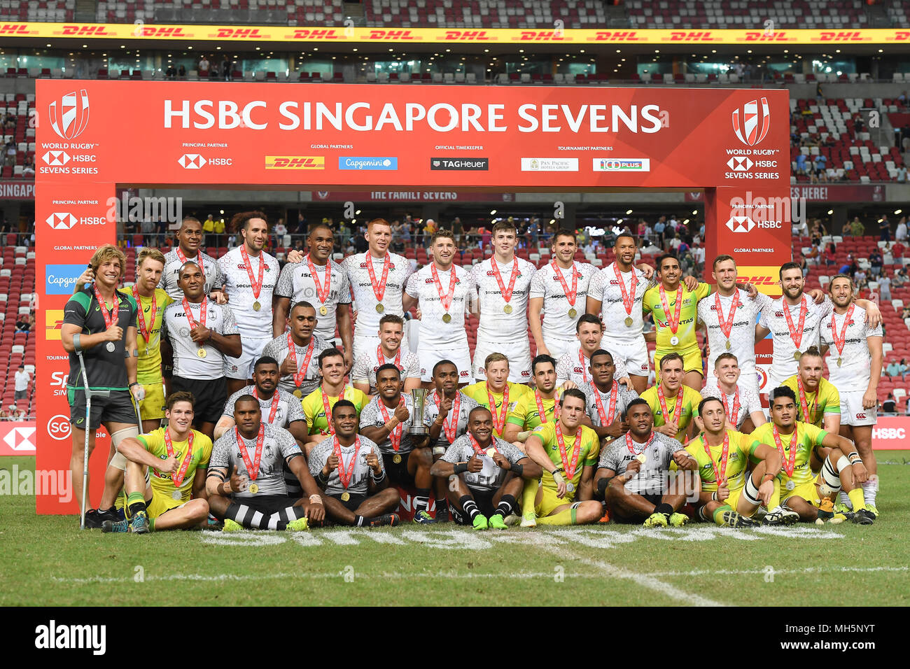 FIJI vs Australia, APR 29, 2018 - Cup final HSBC Singapore Rugby 7s ...