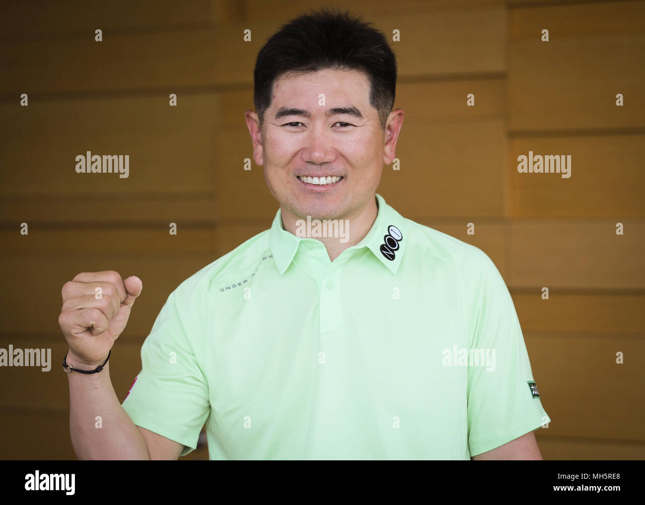 30th Apr, 2018. S. Korean golfer Yang Yong-eun South Korean golfer Yang ...