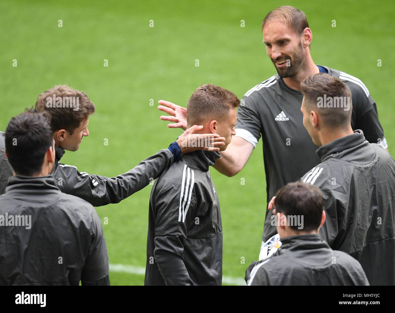 Madrid, Spain. 30th April, 2018. Champions League, before the match ...