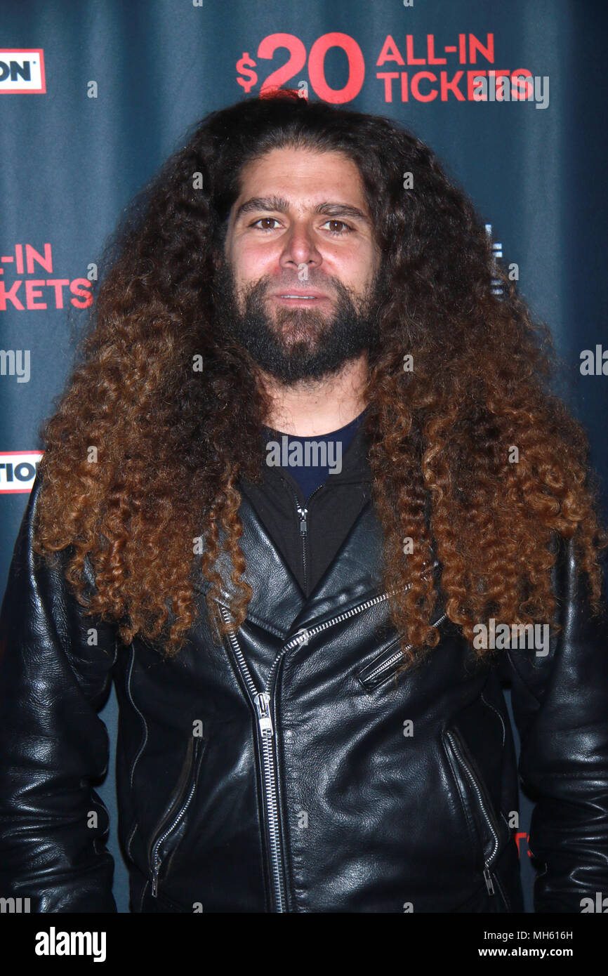 New York, NY, USA. 30th Apr, 2018. Claudio Sanchez of Coheed & Cambria ...