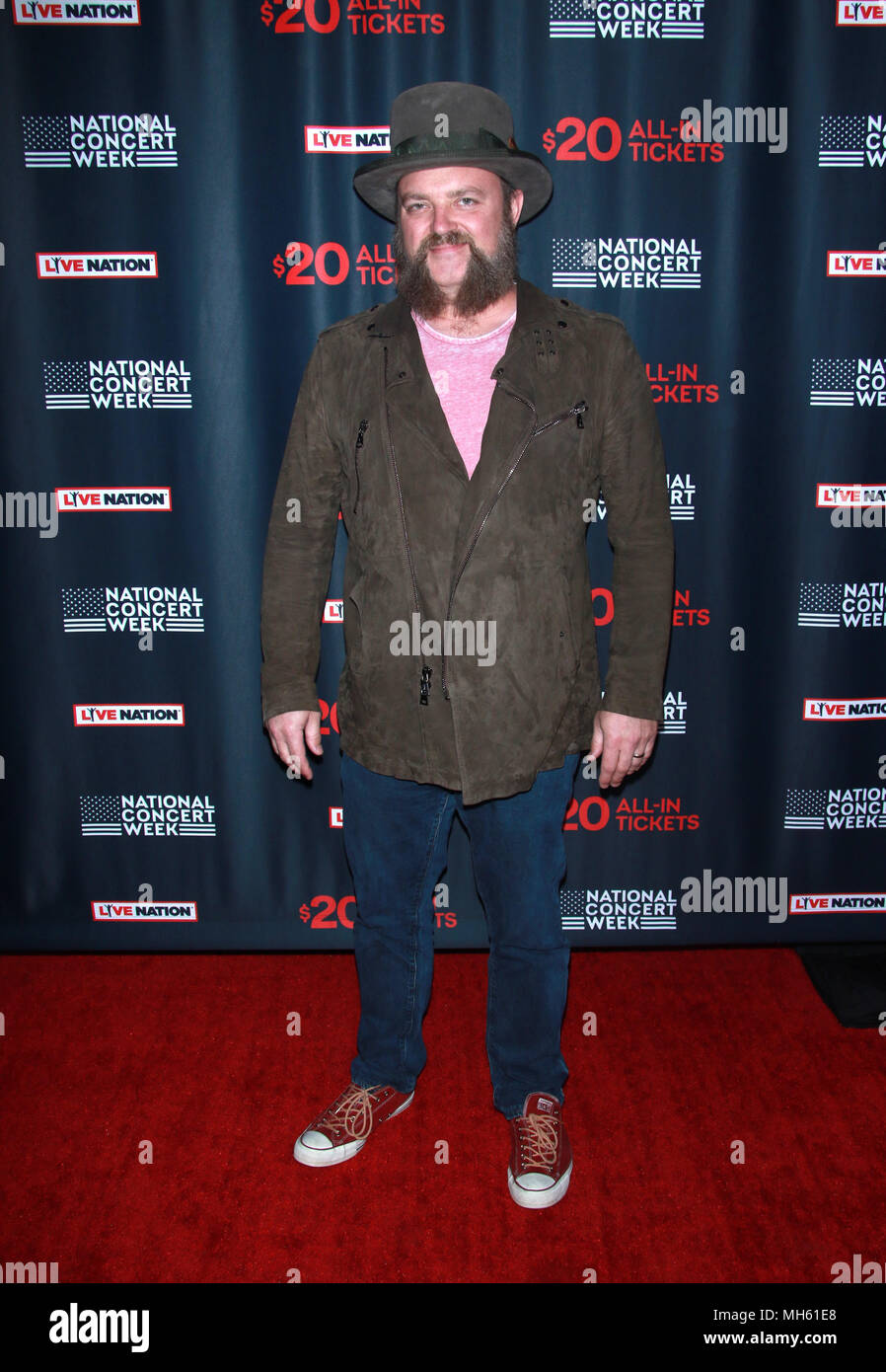 New York, NY, USA. 30th Apr, 2018. John Driskell Hopkins of Zac Brown ...
