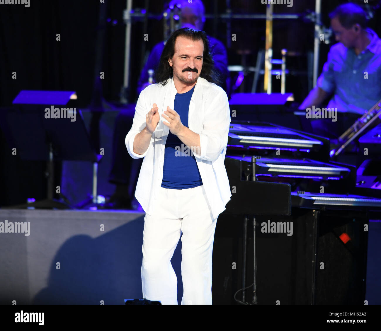 WEST PALM BEACH, FL - APRIL 28: Greek musician Yanni (Yiannis ...