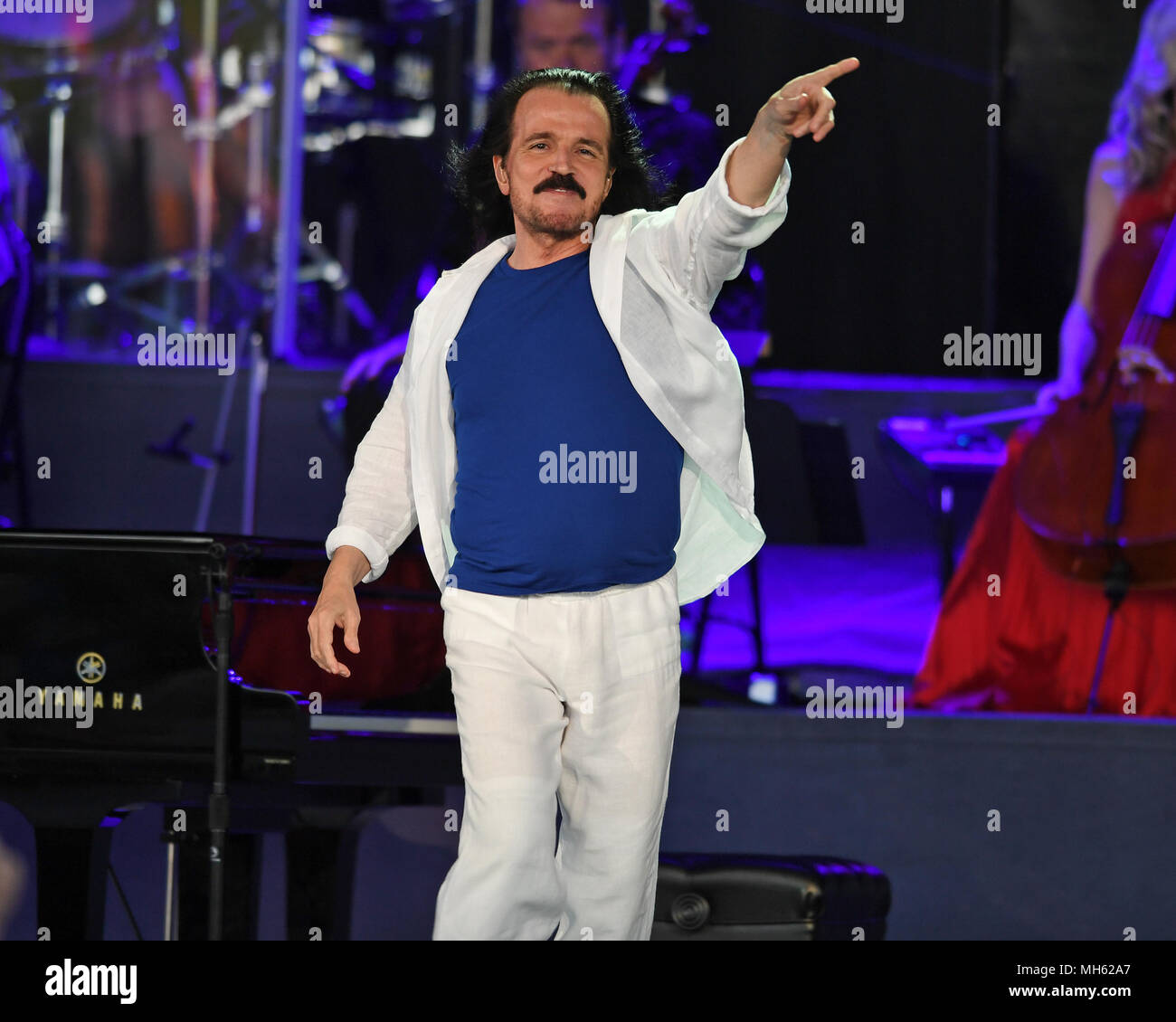 WEST PALM BEACH, FL - APRIL 28: Greek musician Yanni (Yiannis ...