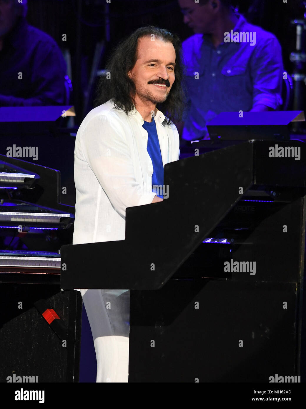 WEST PALM BEACH, FL - APRIL 28: Greek musician Yanni (Yiannis ...