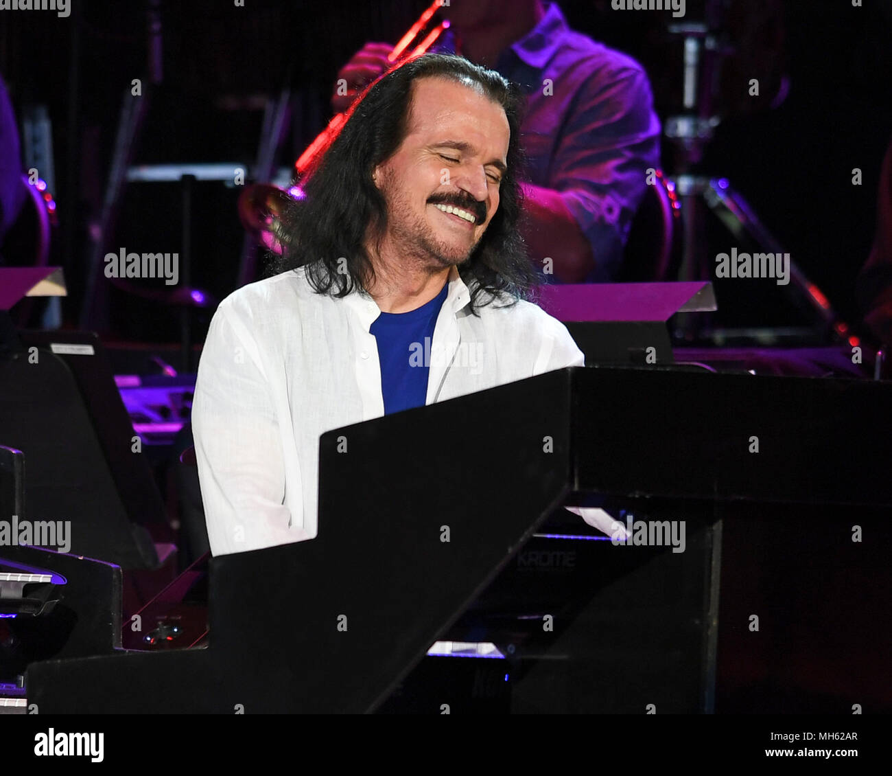 WEST PALM BEACH, FL - APRIL 28: Greek musician Yanni (Yiannis ...