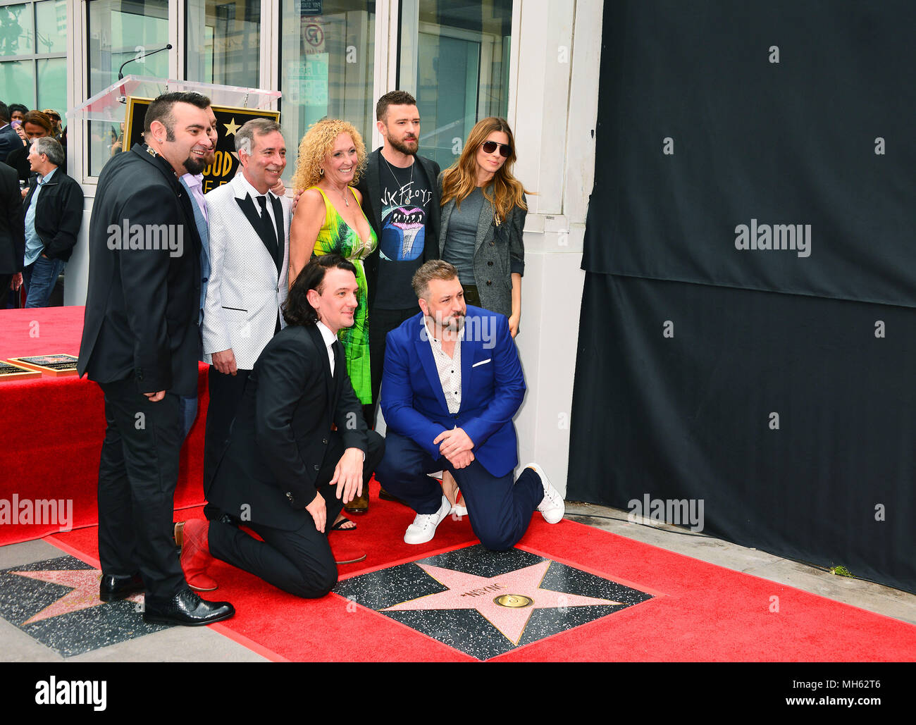 nSync - Star 055 with wife - Jessica Biel Chris Kirkpatrick, Lance Bass ...