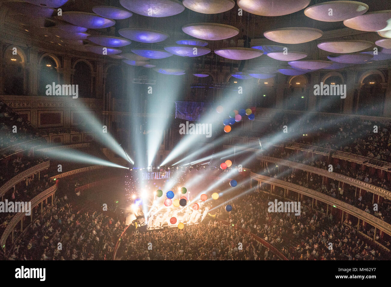 Walk Off The Earth performing live on stage at The Royal Albert Hall in ...