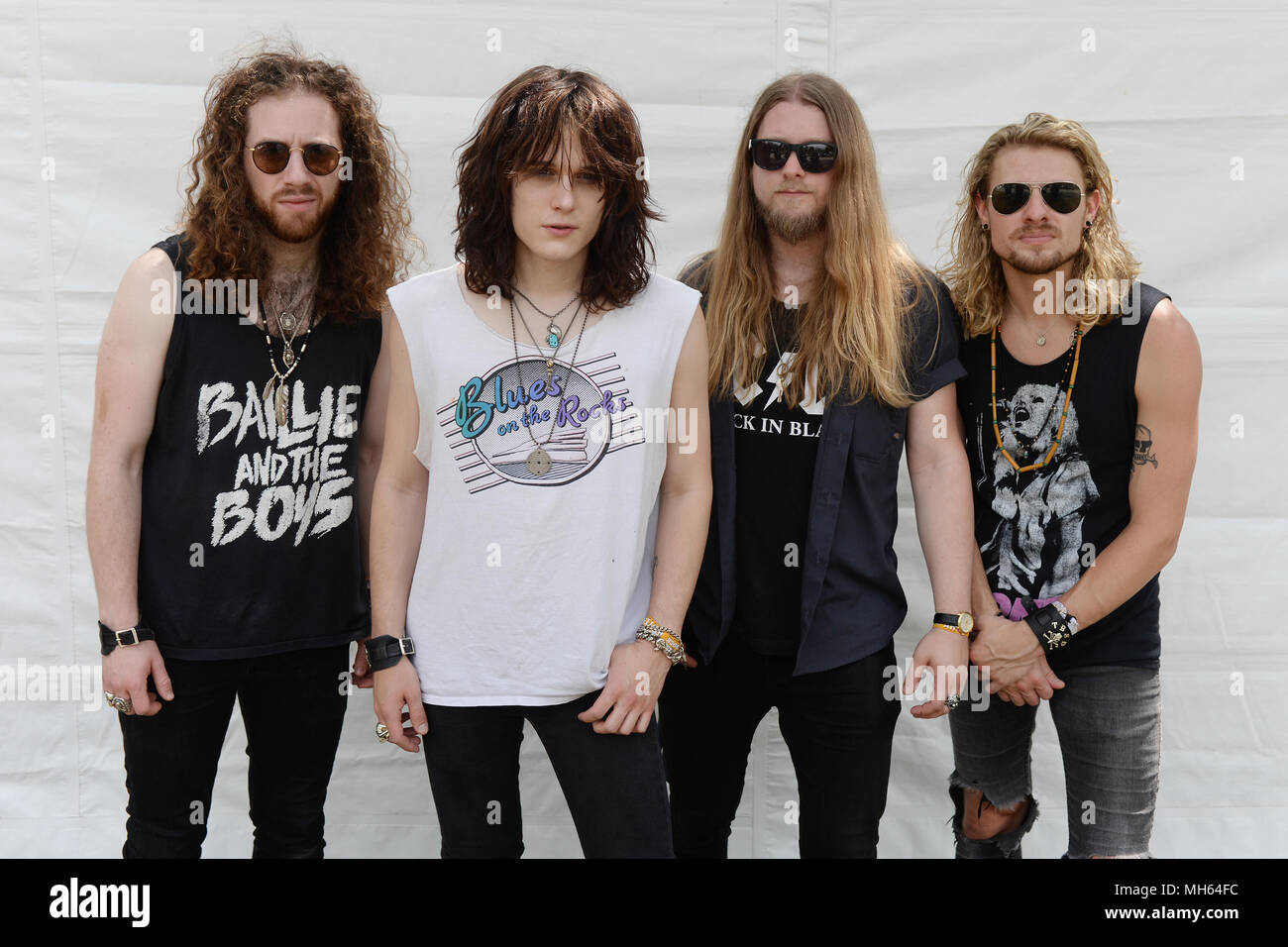 SUNRISE FL - APRIL 29: Graham Whitford, Tyler Bryan, Noah Denney and ...