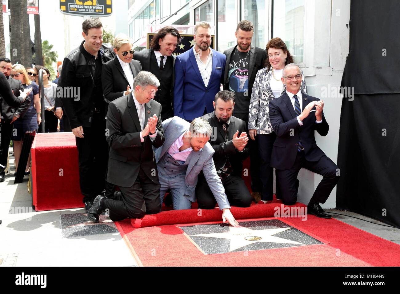 Los Angeles, CA, USA. 30th Apr, 2018. Chamber Officials, Carson Daly ...