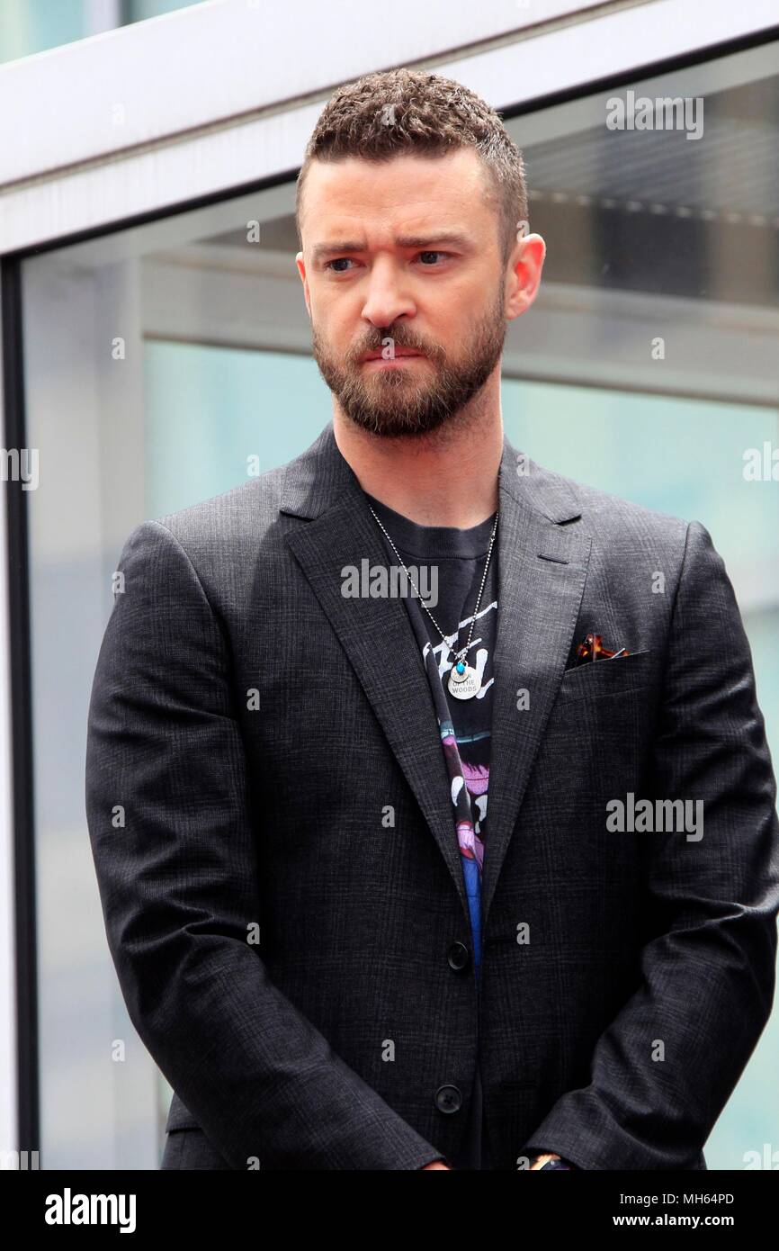 Los Angeles, CA, USA. 30th Apr, 2018. Justin Timberlake at the ...