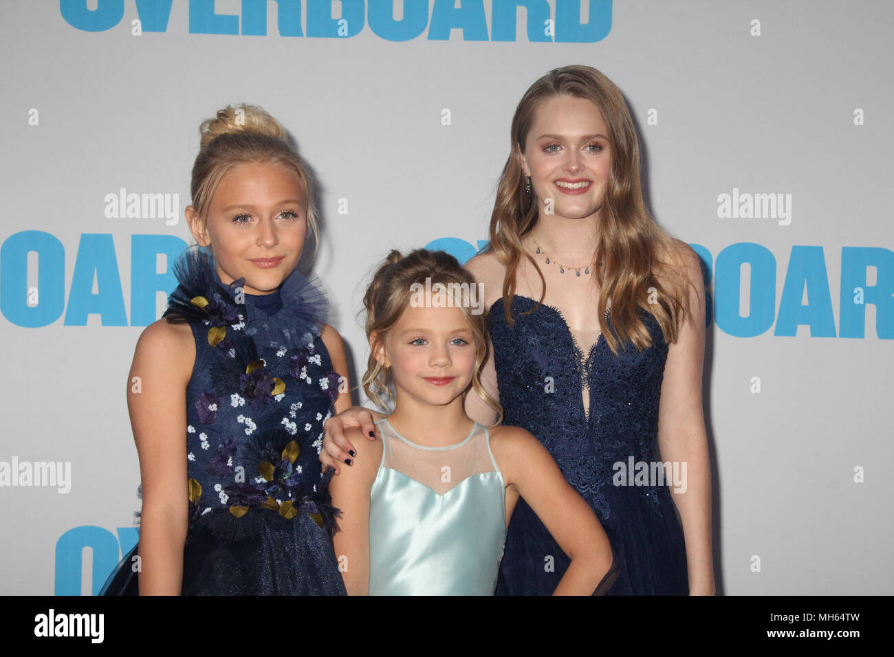Los Angeles, USA. 30th April 2018. Alyvia Alyn Lind, Payton Lepinski ...