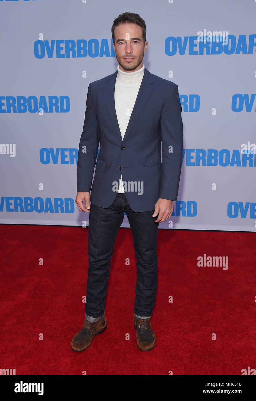 Westwood, California, USA. 30th Apr, 2018. Ryan Carnes arrives for the ...
