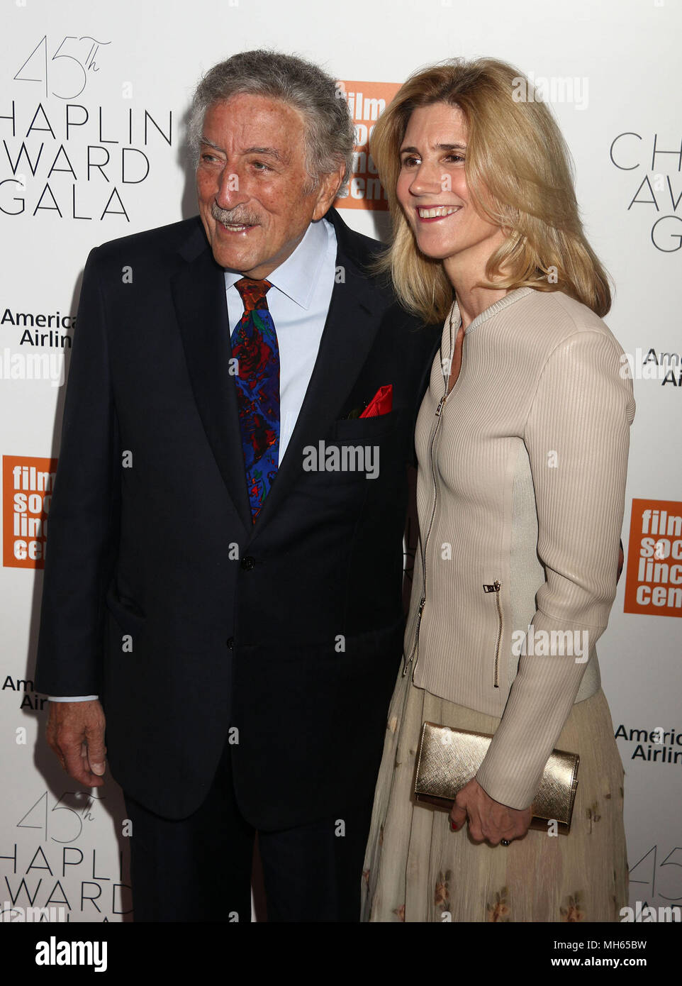 New York City, New York, USA. 30th Apr, 2018. Singer TONY BENNETT and ...