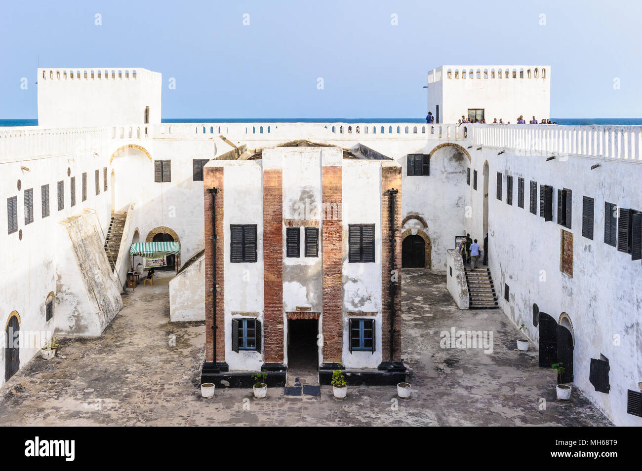 Elmina Castle, Accra, Ghana, Africa. Embarkation point from Africa to ...