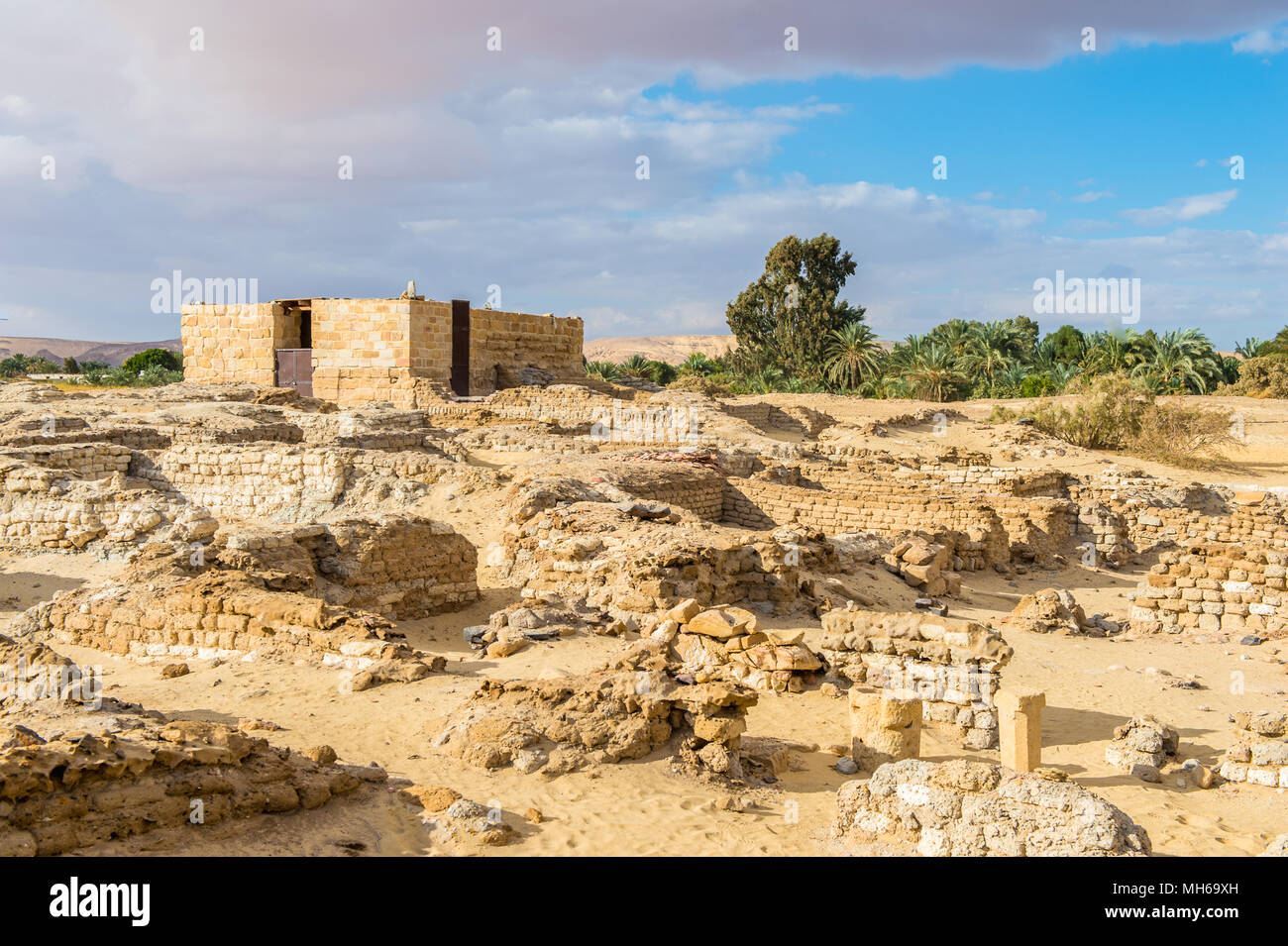 Ruins of the Temple of Alexander the Great, Egypt Stock Photo - Alamy