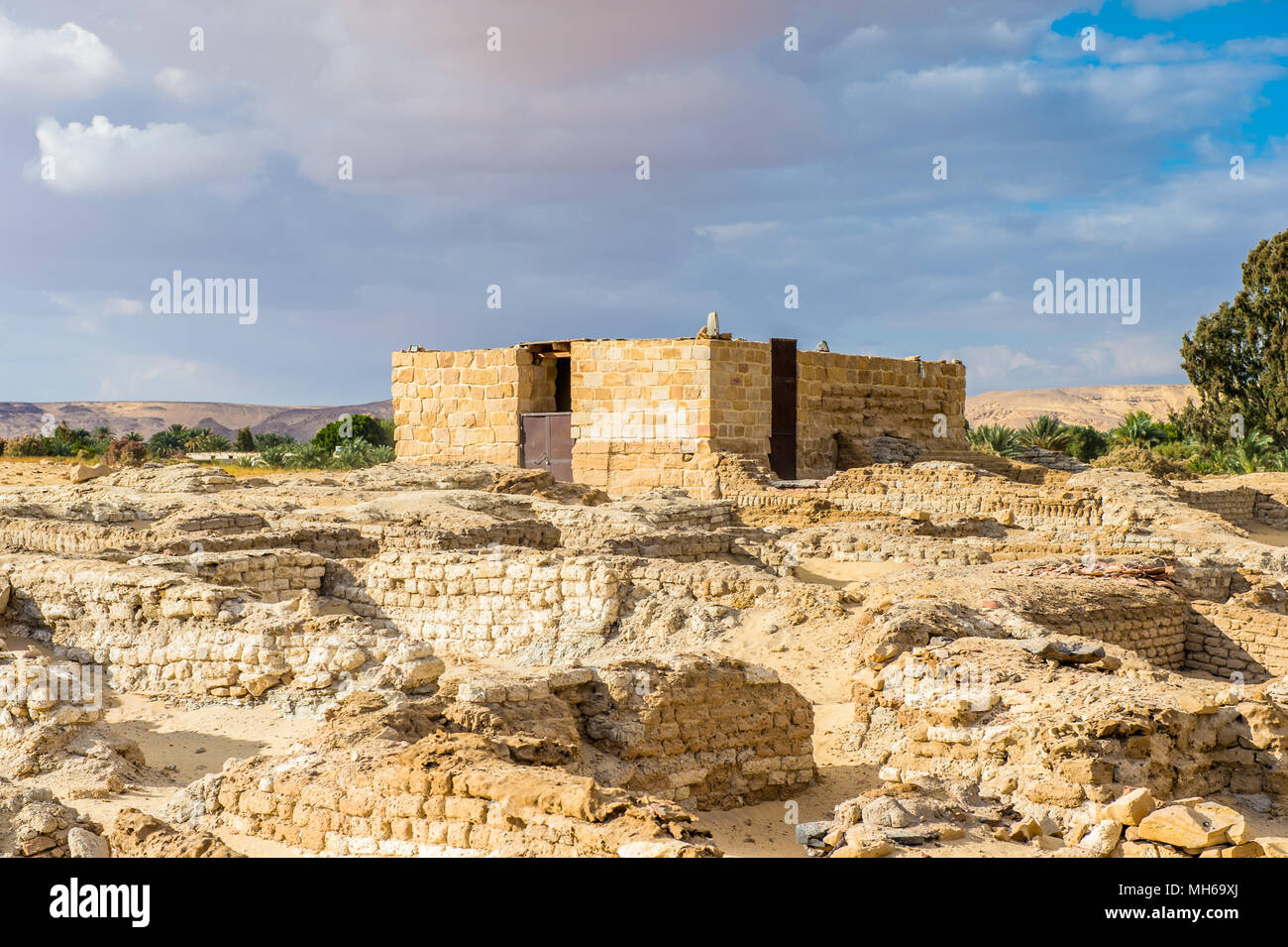 Ruins of the Temple of Alexander the Great, Egypt Stock Photo - Alamy