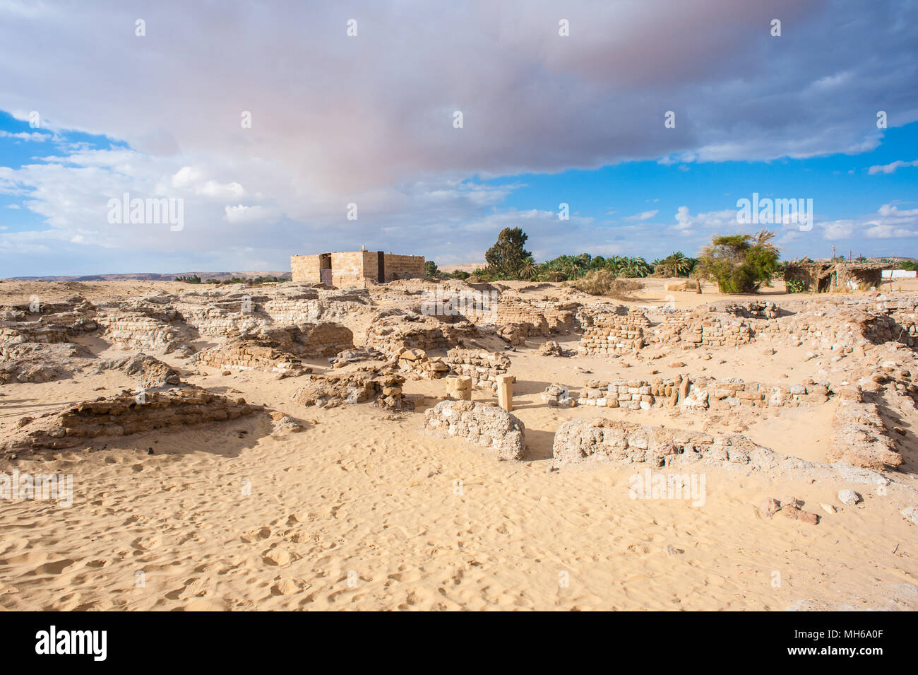 Ruins of the Temple of Alexander the Great, Egypt Stock Photo - Alamy
