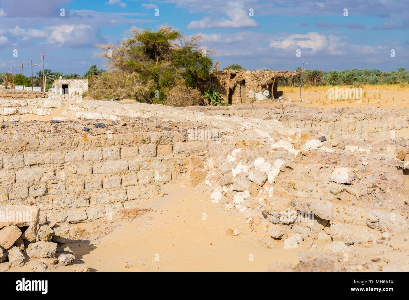 Ruins of the Temple of Alexander the Great, Egypt Stock Photo - Alamy