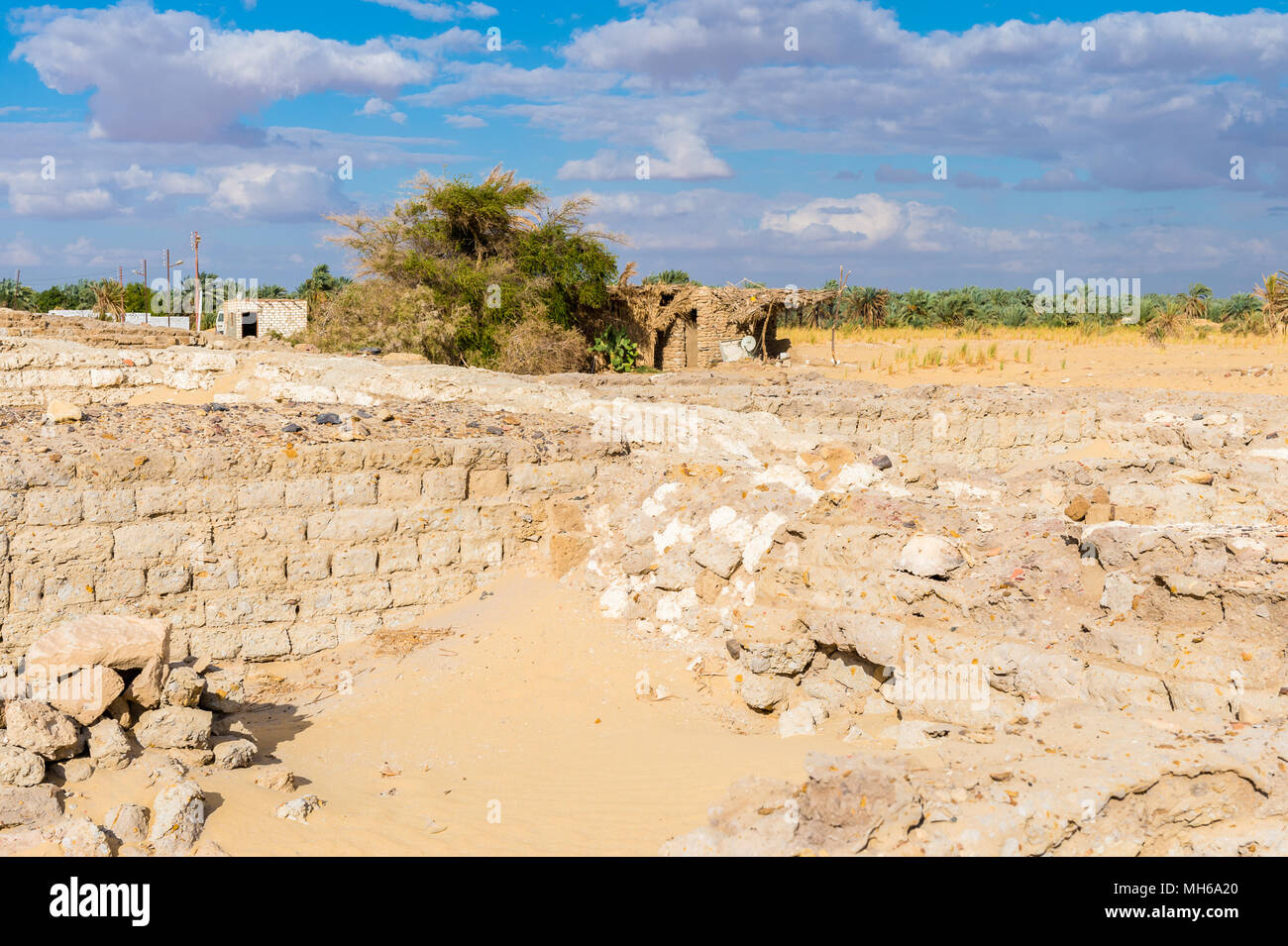 Ruins of the Temple of Alexander the Great, Egypt Stock Photo - Alamy