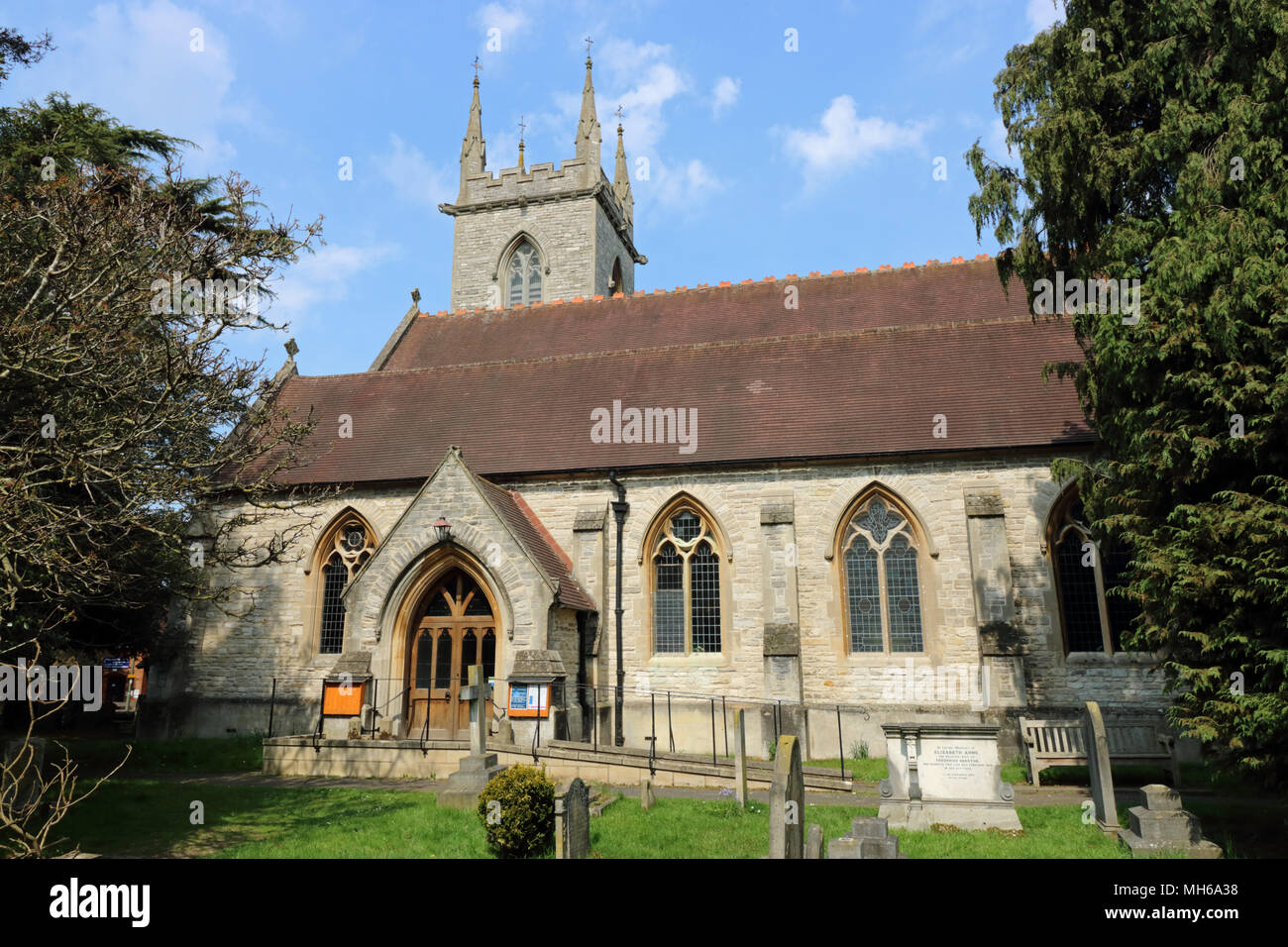 Saint Mary's Church in Ewell Village Surrey UK Stock Photo - Alamy