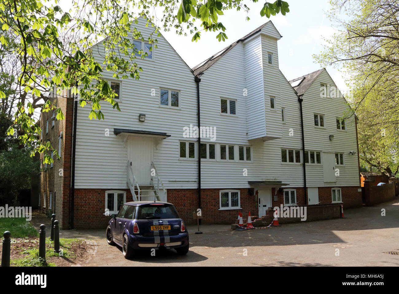 The Upper Mill Ewell Village Surrey England Stock Photo - Alamy
