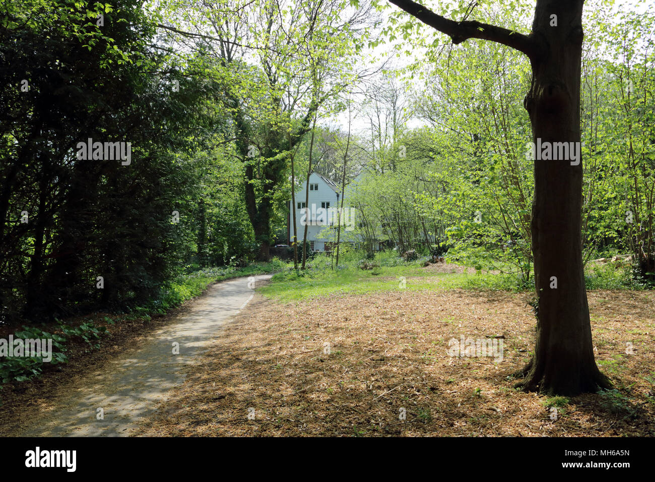 The Upper Mill Ewell Village Surrey England Stock Photo - Alamy