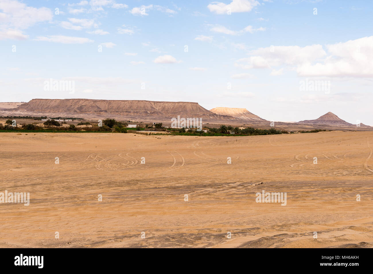 Beautiful nature of the Bahariya Oasis in Egypt Stock Photo - Alamy
