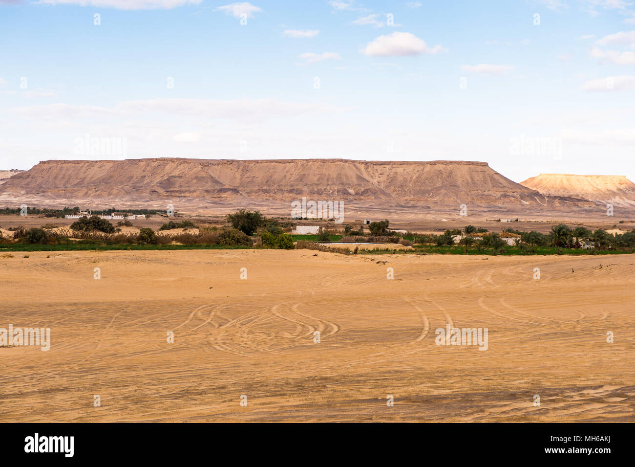 Beautiful nature of the Bahariya Oasis in Egypt Stock Photo - Alamy