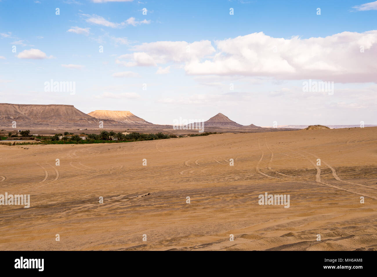 Beautiful nature of the Bahariya Oasis in Egypt Stock Photo - Alamy