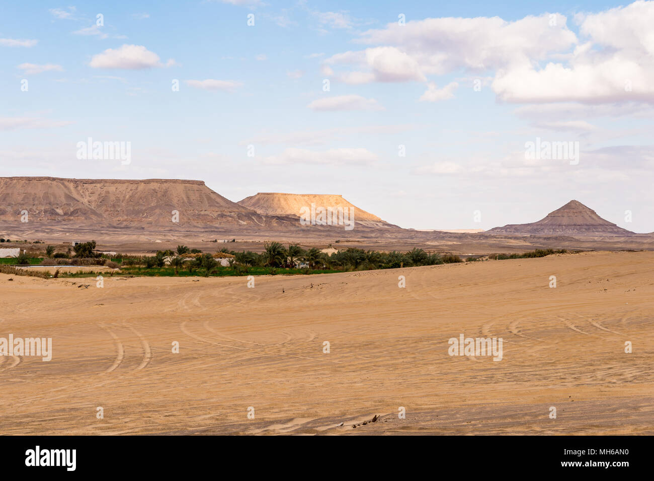 Beautiful nature of the Bahariya Oasis in Egypt Stock Photo - Alamy