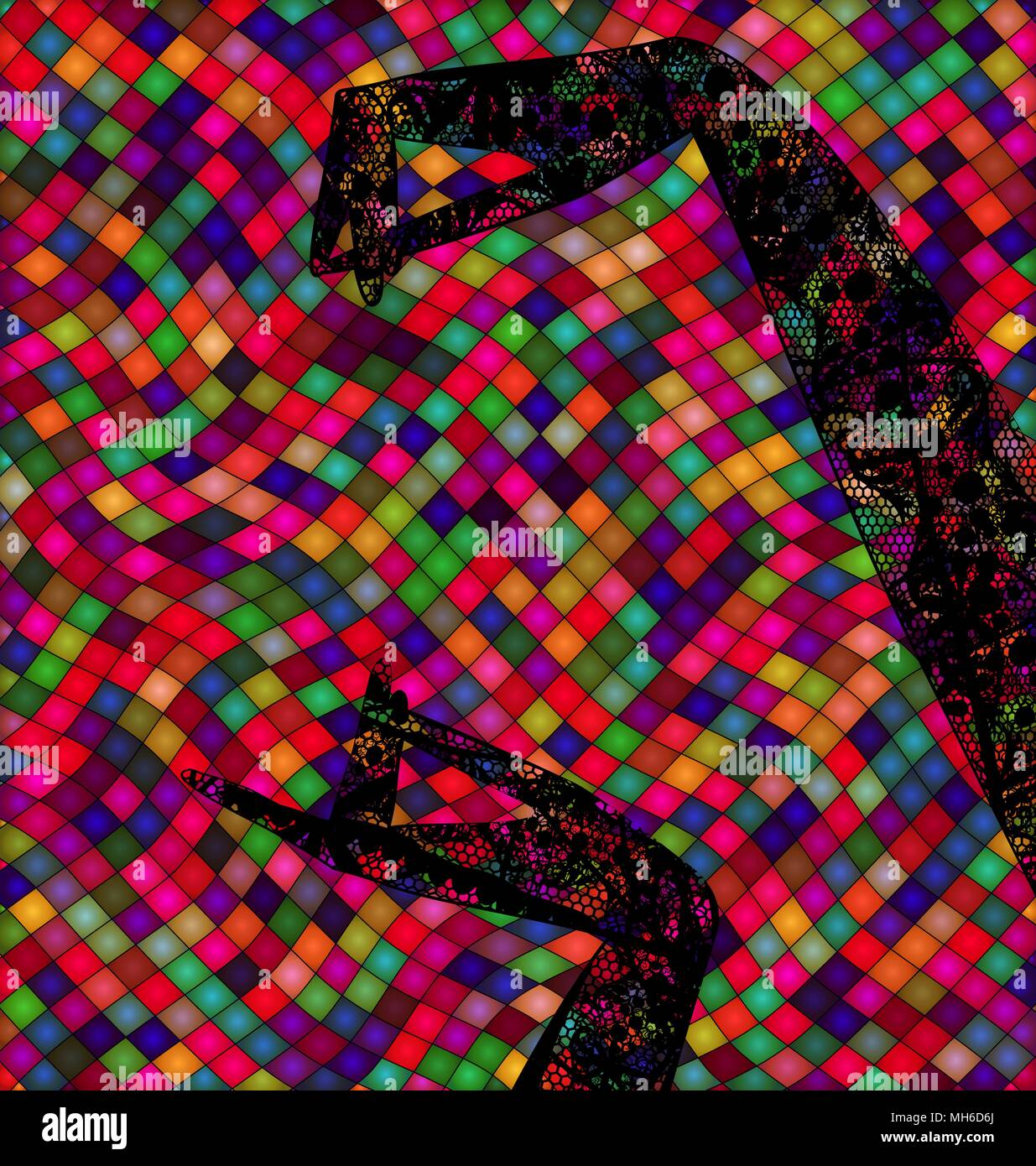 color pattern background and lace hand Stock Vector Image & Art - Alamy