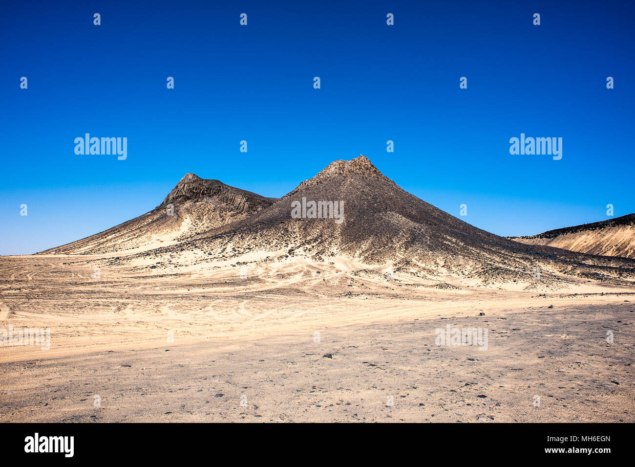 Black desert, Egypt Stock Photo - Alamy