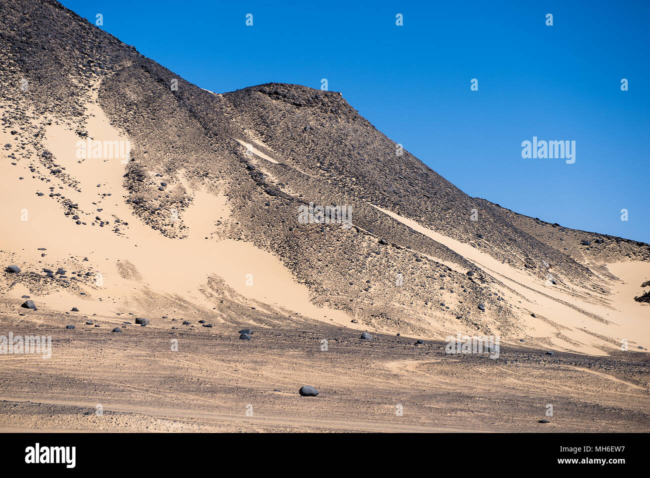 Black desert, Egypt Stock Photo - Alamy