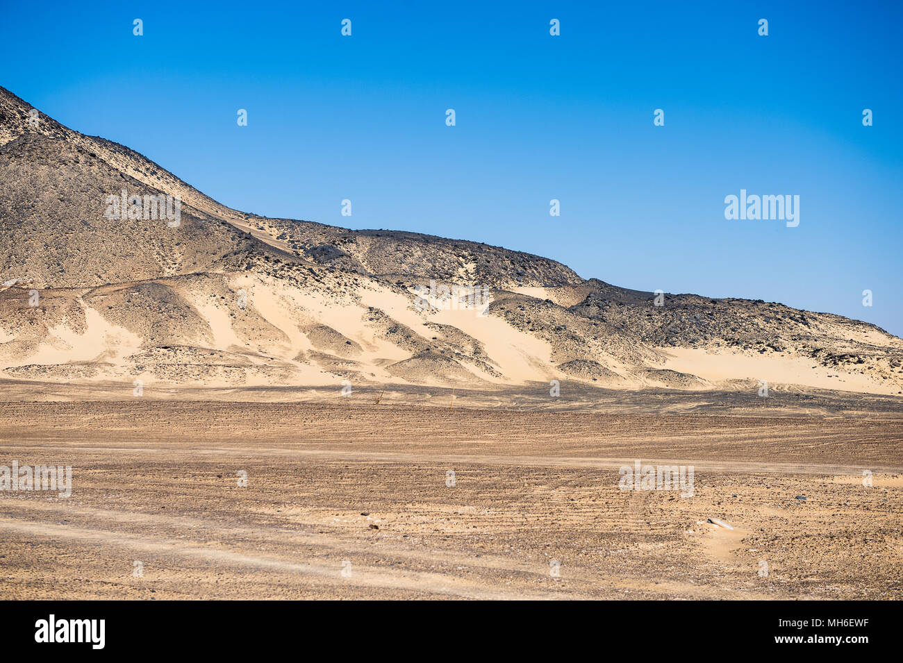 Black desert, Egypt Stock Photo - Alamy