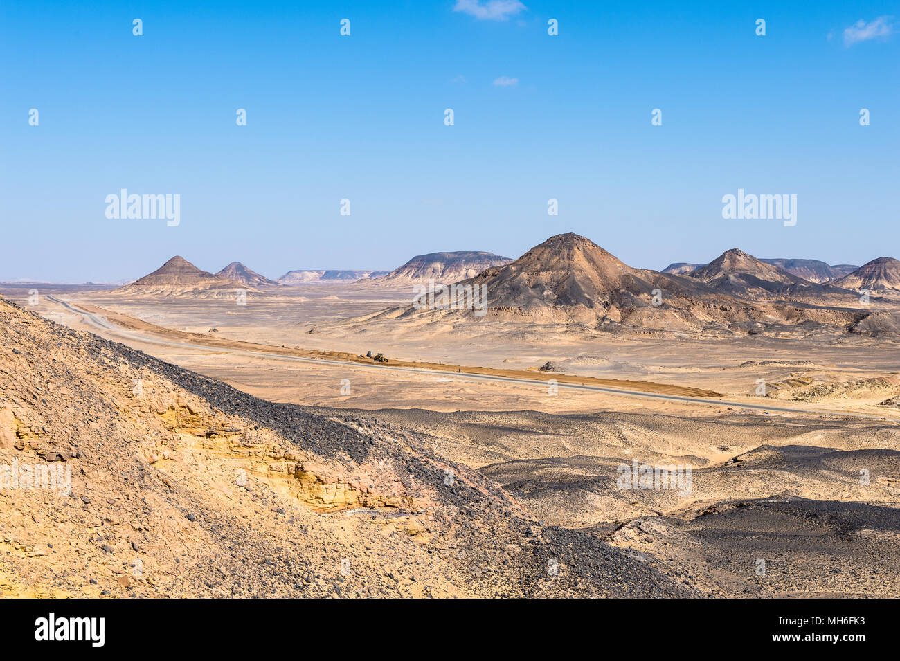 Black desert, Egypt Stock Photo - Alamy