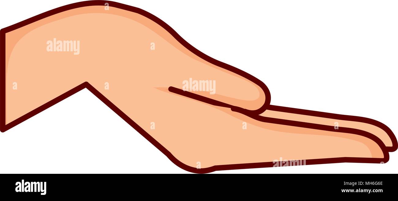 hand human receiving icon Stock Vector Image & Art - Alamy