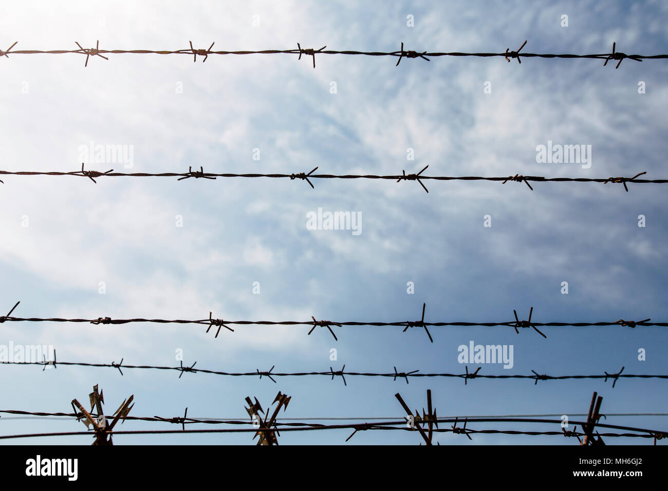 Border between two countries hi-res stock photography and images - Alamy