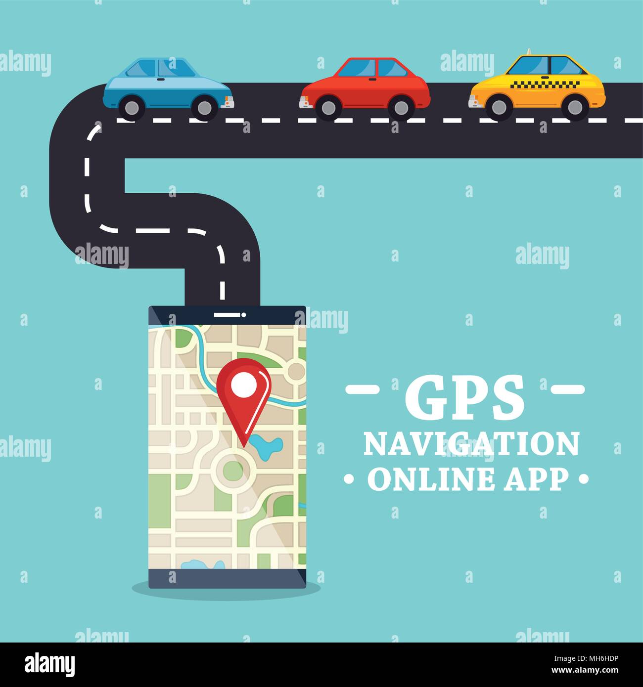 Public transport navigation system Stock Vector Images - Alamy