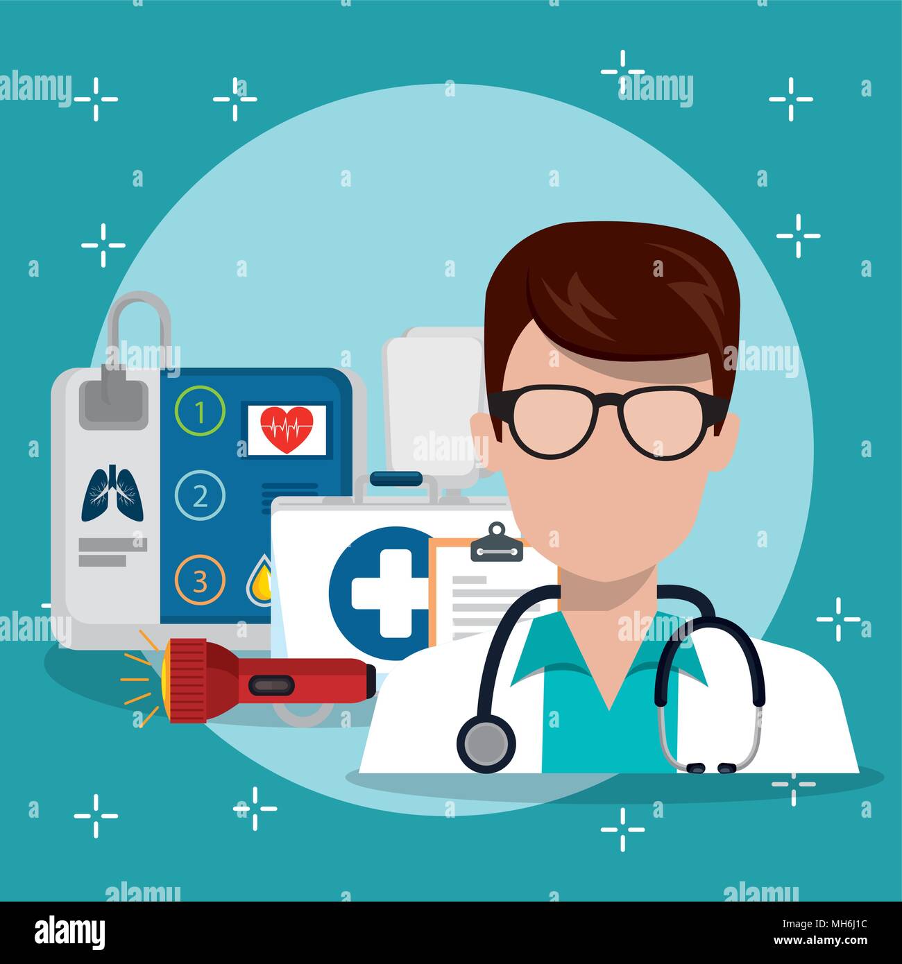 Prescription machine Stock Vector Images - Alamy