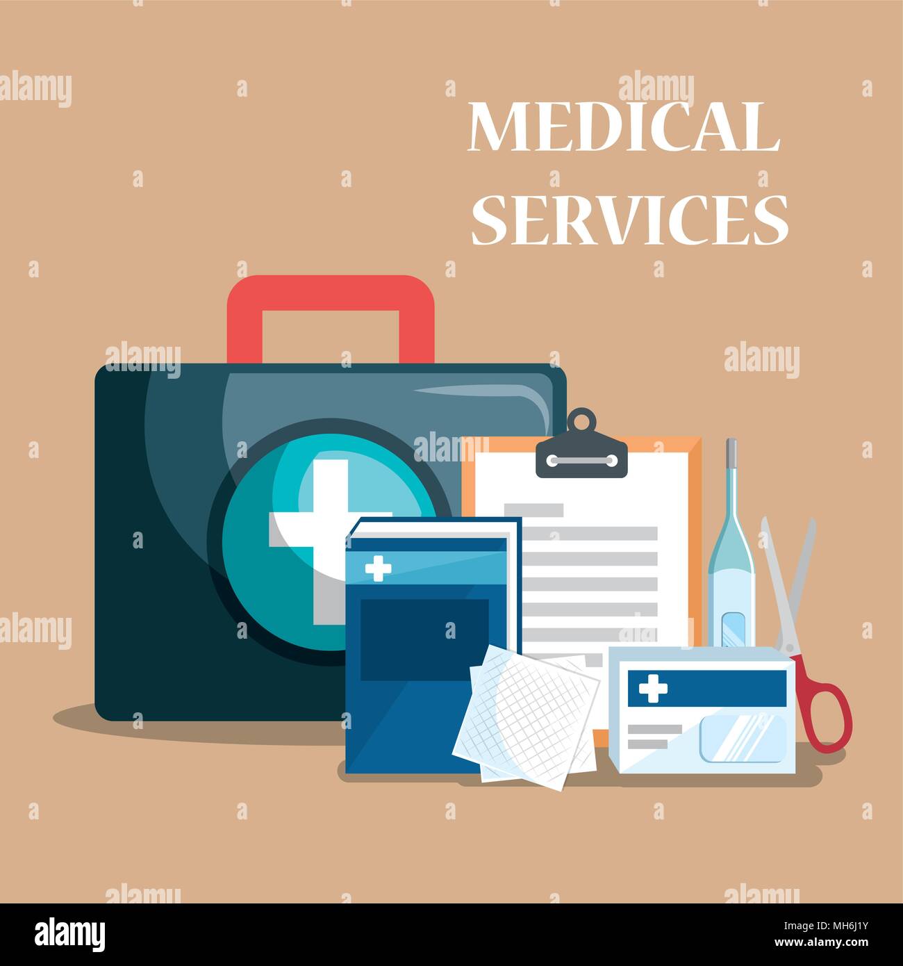 medical service set icons Stock Vector Image & Art - Alamy