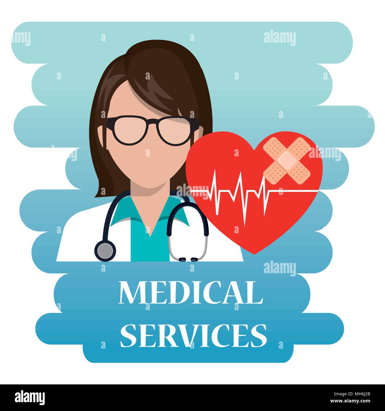 Doctor consultation medical services icon Cut Out Stock Images ...