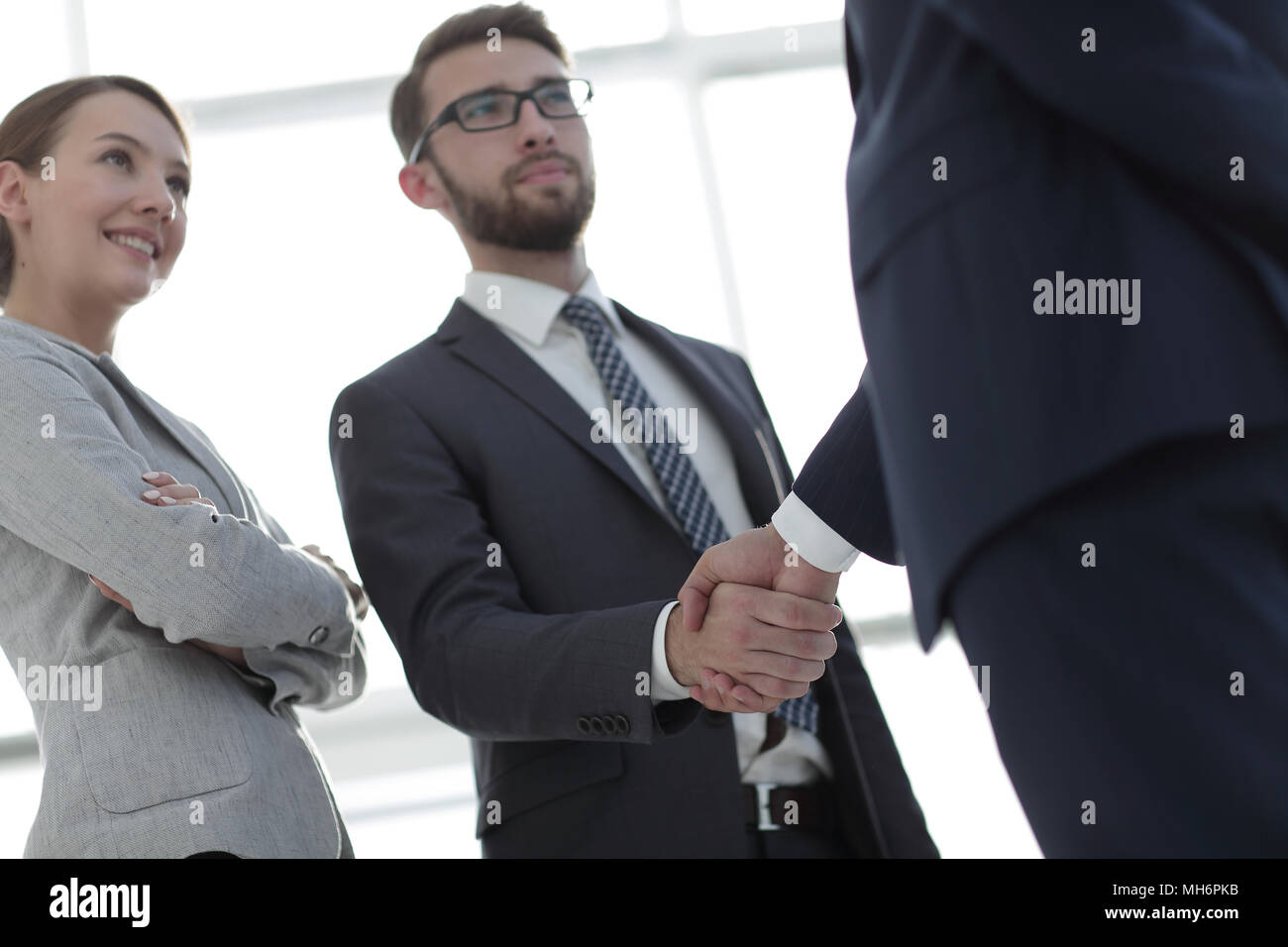 image of handshake of business partners Stock Photo - Alamy